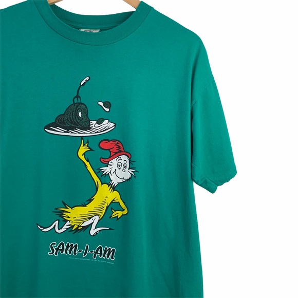 Dr. Seuss | Shirts | Vintage 997 Dr Seuss Wear Sam I Am Shirt | Poshmark